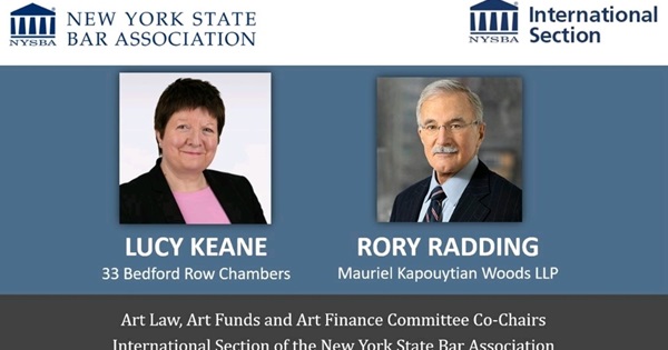 Lucy Keane, named new Co-Chair of the Art Law, Art