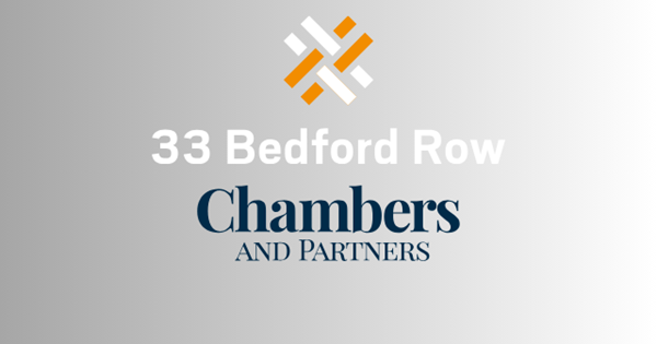33 Bedford Row Members Ranked in Chambers and Partners