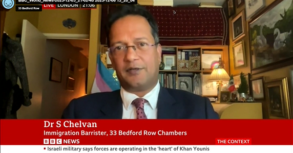 Dr S Chelvan discusses UK-Rwanda Treaty on BBC World