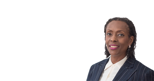 Anesta Weeks QC speaks at International Women's Day