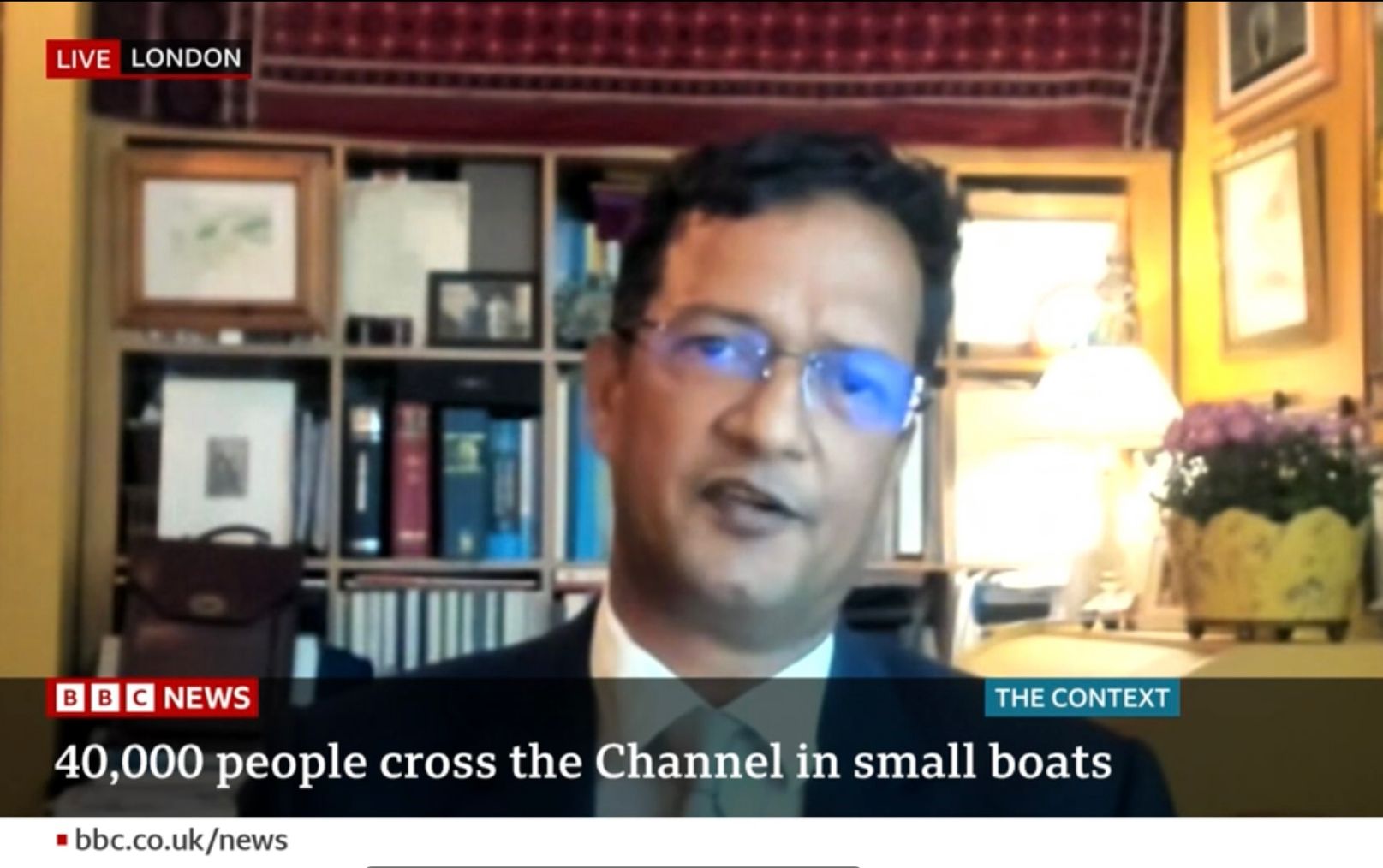 BBC WORLD NEWS - Dr Chelvan joins panellists to discuss